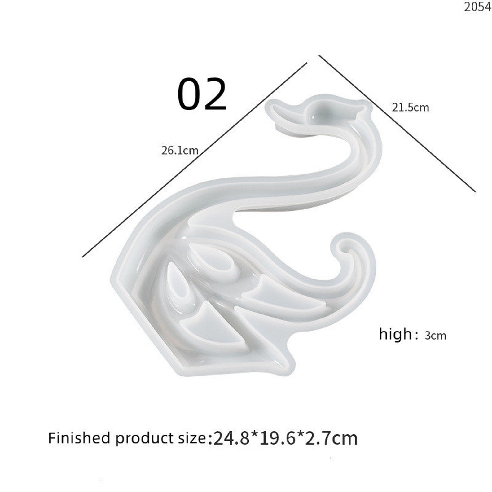 Large Swan Resin Molds-swan Silicone Mold-swan Plaster/cement/concrete ...