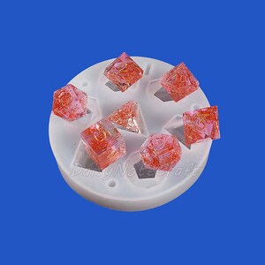 New DND Dice Mold Set-silicone Molds for Resin Sharp Dice DIY-D20 D10 ...