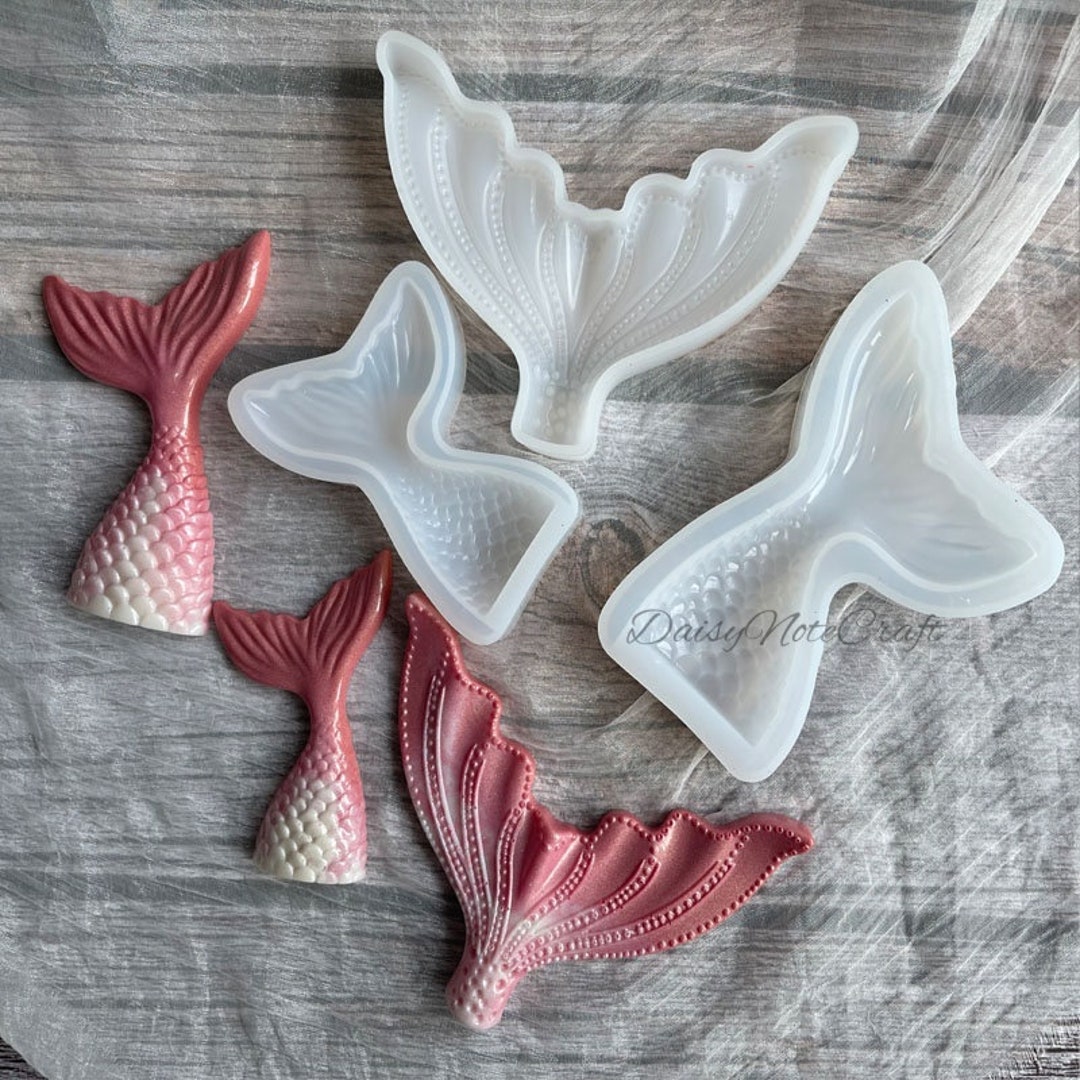Creative Big Fish Tail Silicone Mold for Resin Craft-fashion Mermaid ...