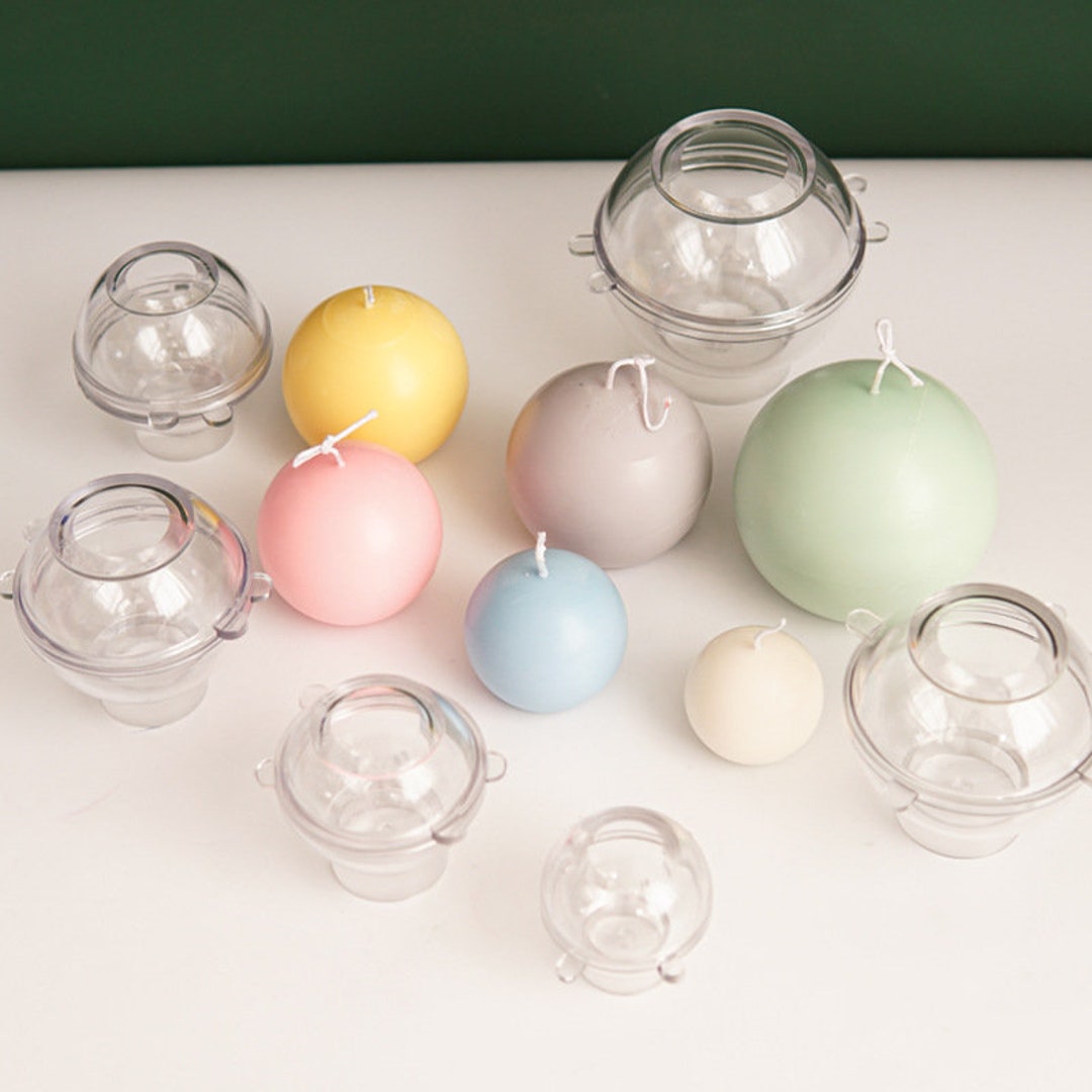 7 Sizes Round Ball Candle Mold-large Planet Candle Mold-spherical ...