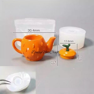 Miniature Teapot Silicone Mold-mini Cup Resin Mold-mini Tableware Mold ...