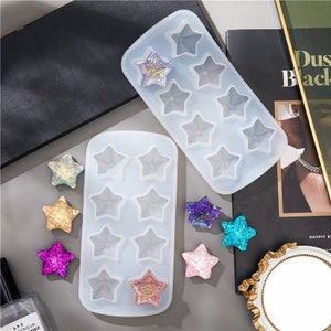 3D Five-pointed Star Silicone Mold-star Resin Molds-resin Star Mold-8 ...