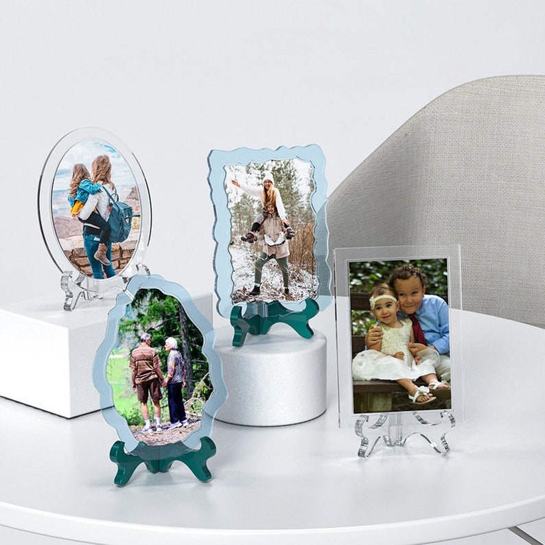 Rectangle Oval Irregular Photo Frame Molds, Standing Photo Album Frame ...