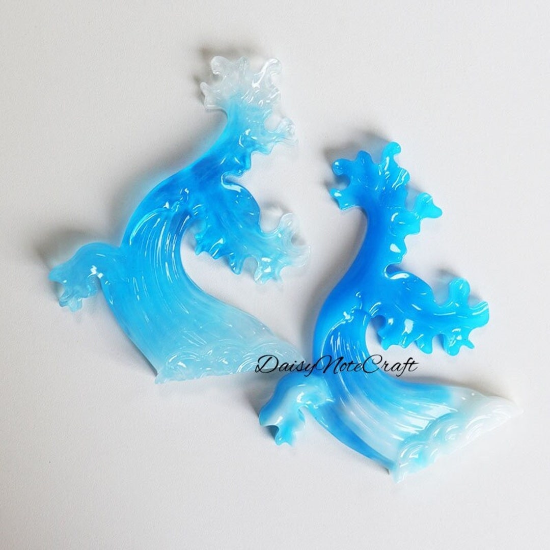 Ocean Wave Resin Mold-ocean Wave Silicone Mold-kanagawa Wave Mold-water Wave Mold-silicone Wave ...