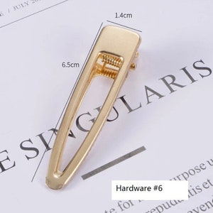 Silicone Mold Hair Clips for Resin Molds Hair Barrette UV Epoxy Resin ...