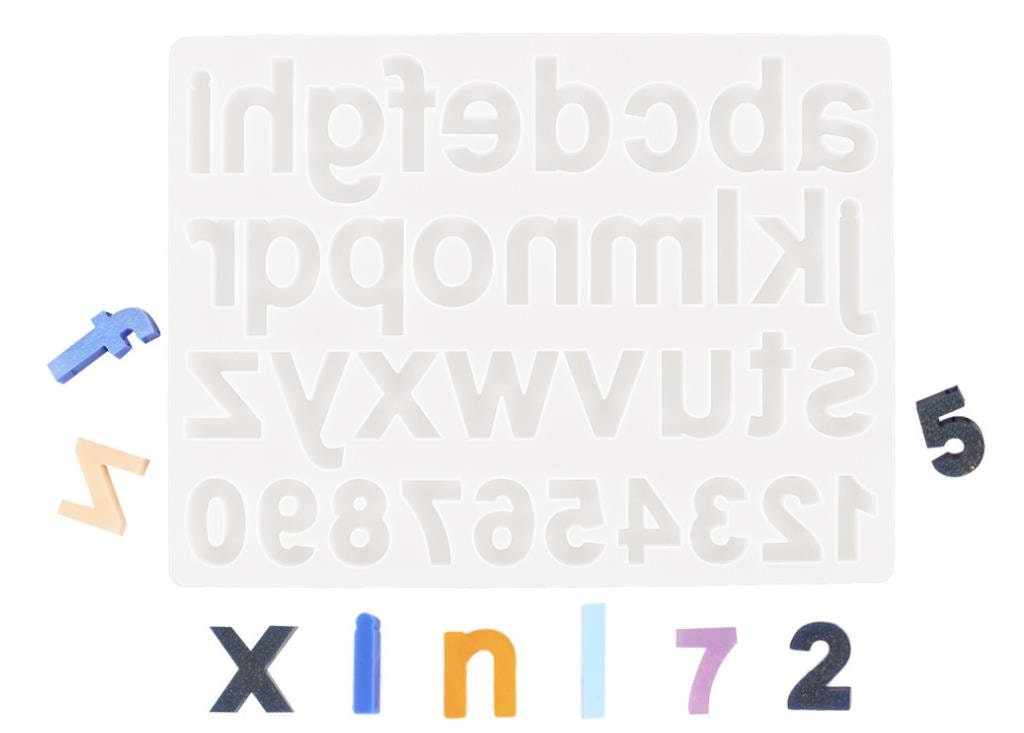 Lowercase English Alphabet Silicone Mold-lower Case English | Etsy