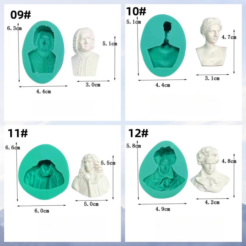 Sculpture Silicone Mold-character Statue Resin Mold-statue Chocolate ...