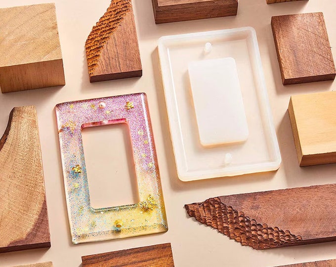 Light Switch Silicone Mold, Outlet Cover Mold, Switch Plate Cover Mold ...