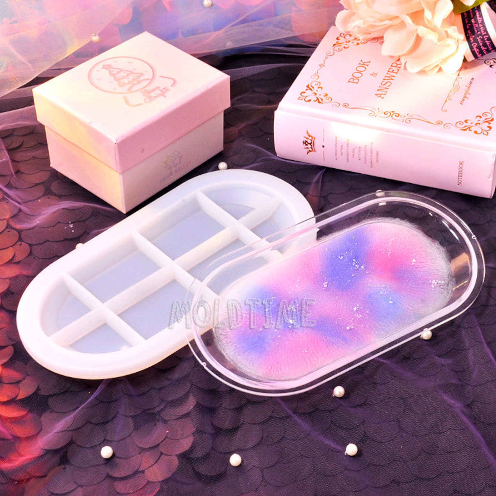 Oval Dish Silicone Mold-silicone Mold for Resin Plate-craft Resin Molds ...
