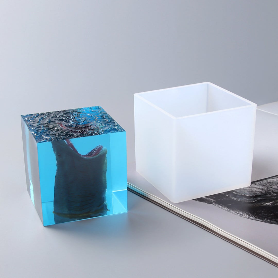 80mm Cube Silicone Mold-large Cube Resin Mold-miniature Landscape/plant ...