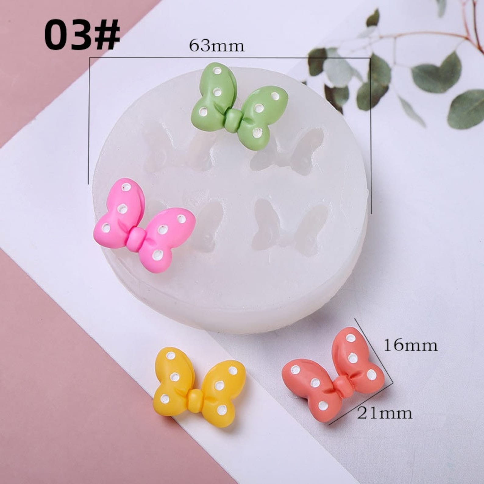Beautiful Bow Silicone Mold/6 Styles Bow Knot Earring Resin Mold/cute ...