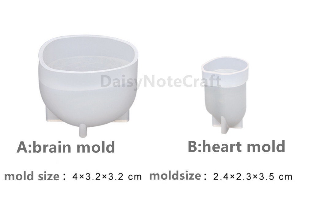3D Human Organs Silicone Mold-heart and Brain Resin Mold-heart - Etsy