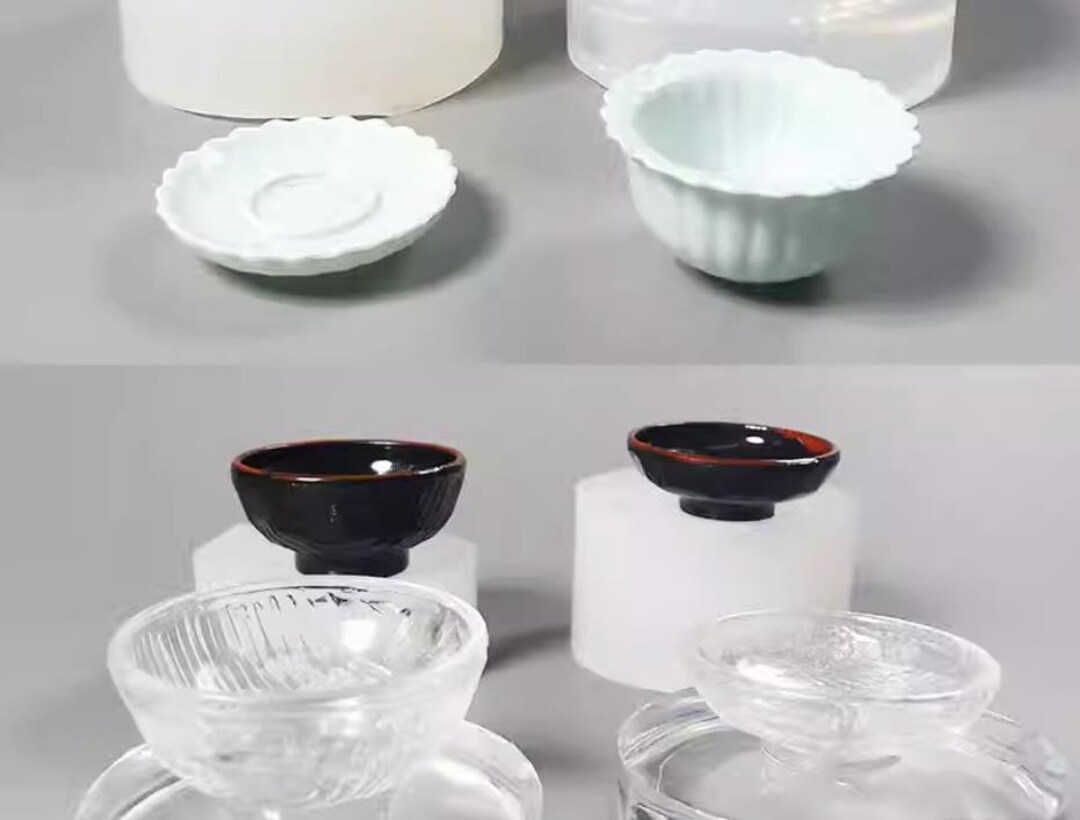 4 Styles Mini Bowl Silicone Mold-mini Dish Resin Mold-mini Tableware ...