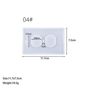 6 Styles Light Switch Covers Resin Mold-light Switch Plate-light Outlet ...