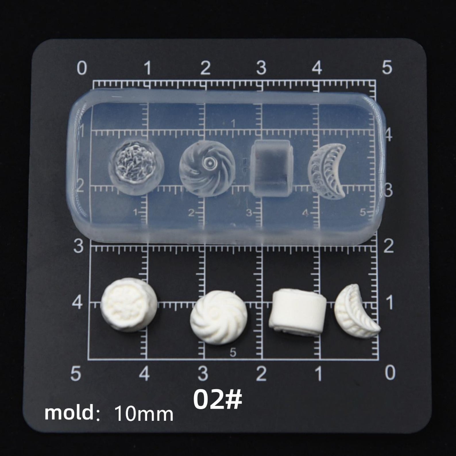 Miniature Steamed Stuffed Bun Silicone Mold-mini Dumpling Resin Mold ...