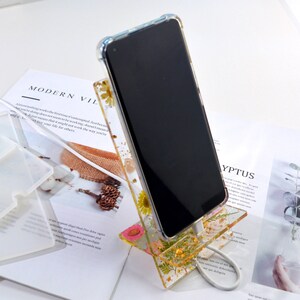 Rectangle Phone Stand Resin Silicone Mold for Resin Silicone Cell Phone ...