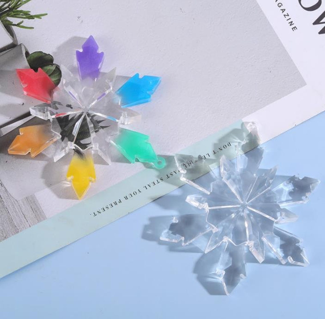 Large Ice Crystal Snowflake Mold,snowflake Mold for Car Decoration ...