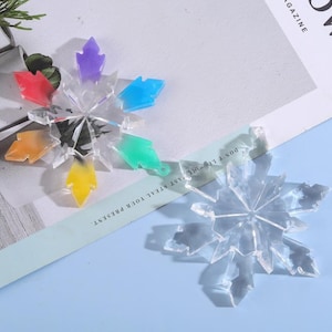 Large Ice Crystal Snowflake Mold,snowflake Mold for Car Decoration ...