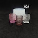 5 Styles Pocket Glass Silicone Mold-mini Cup Resin Mold-mini Tableware ...