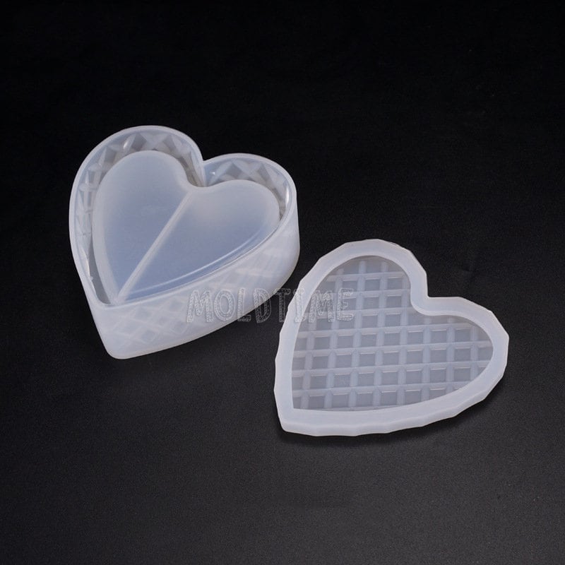 Heart-shaped Storage Box Mold-silicone Mold for Resin Box - Etsy