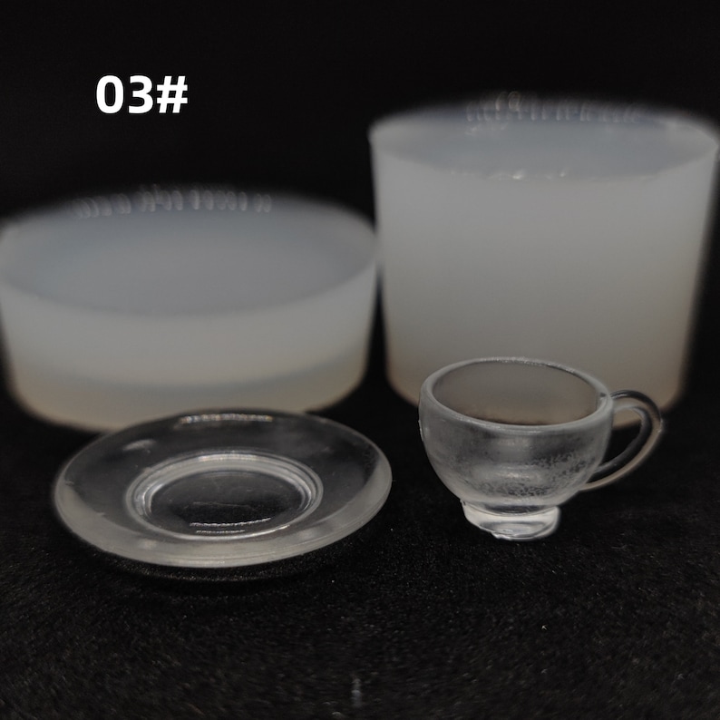 Mini Teacup Silicone Mold-miniature Small Dish/cup Resin Mold-diy Food ...
