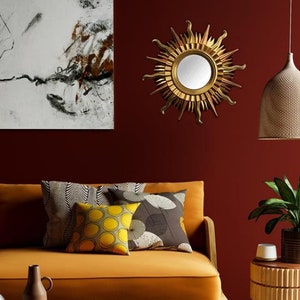 3D Mirror Mold, Sunburst Mirror Resin Mold,round Wall Mirror Silicone ...