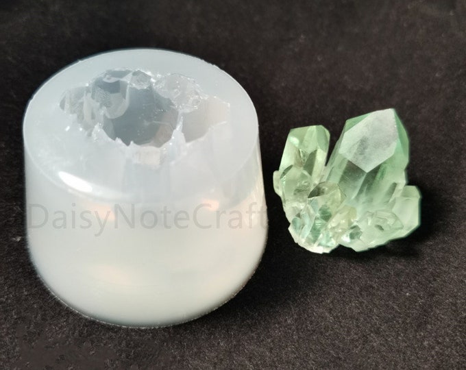 7 Styles Crystal Stone Silicone Mold-faceted Stone Resin - Etsy