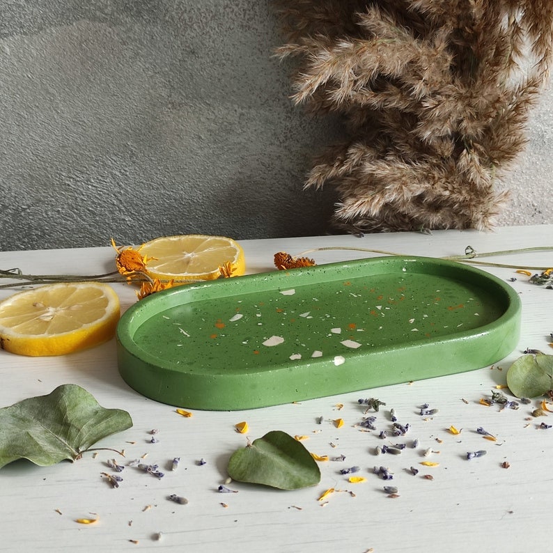 Oval Round Tray Mold Jesmonite Terrazzo Cup Mat Molds - Etsy