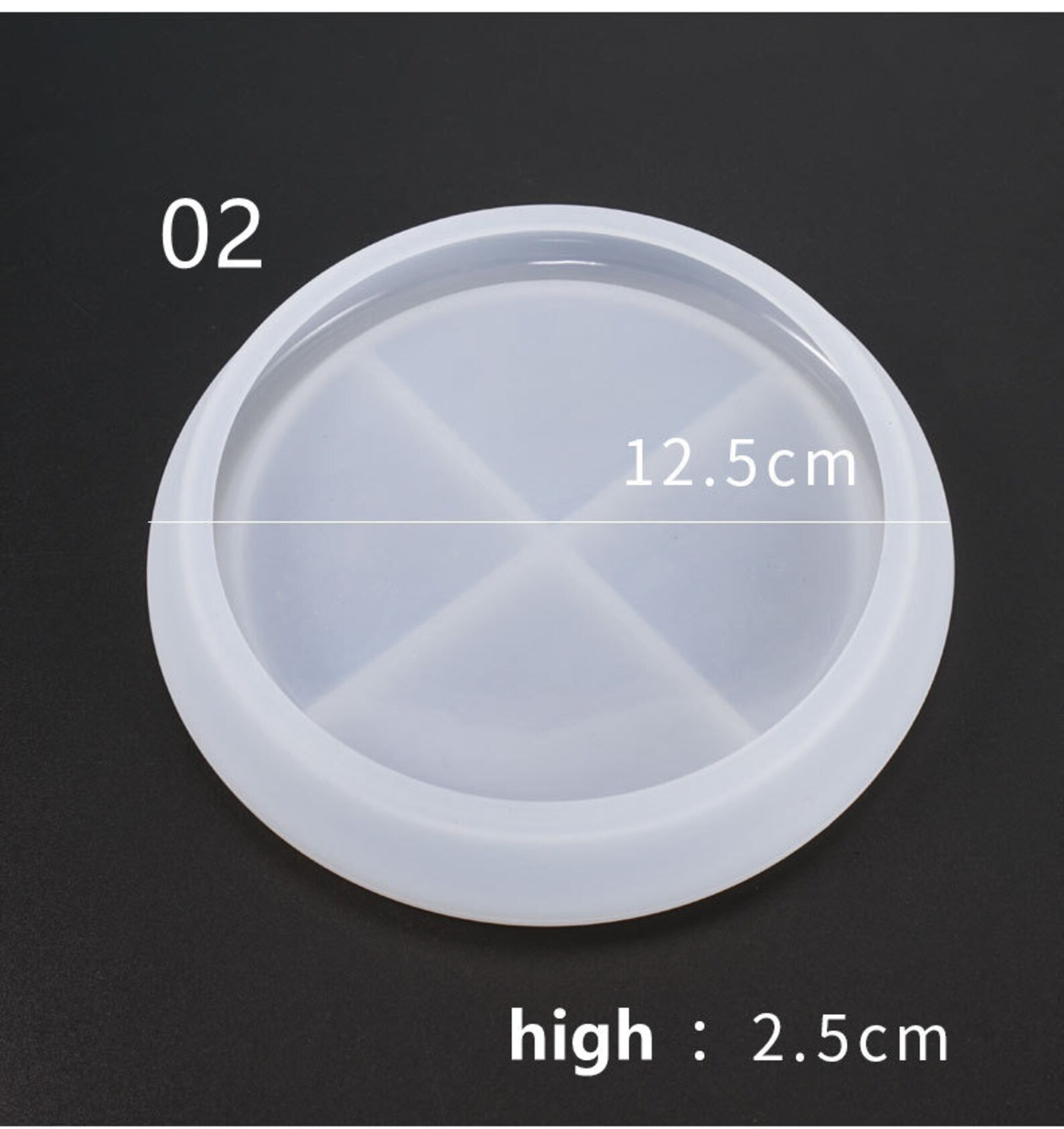 Large Enough Round Silicone Mold 24.5cm 11 Round Tray | Etsy