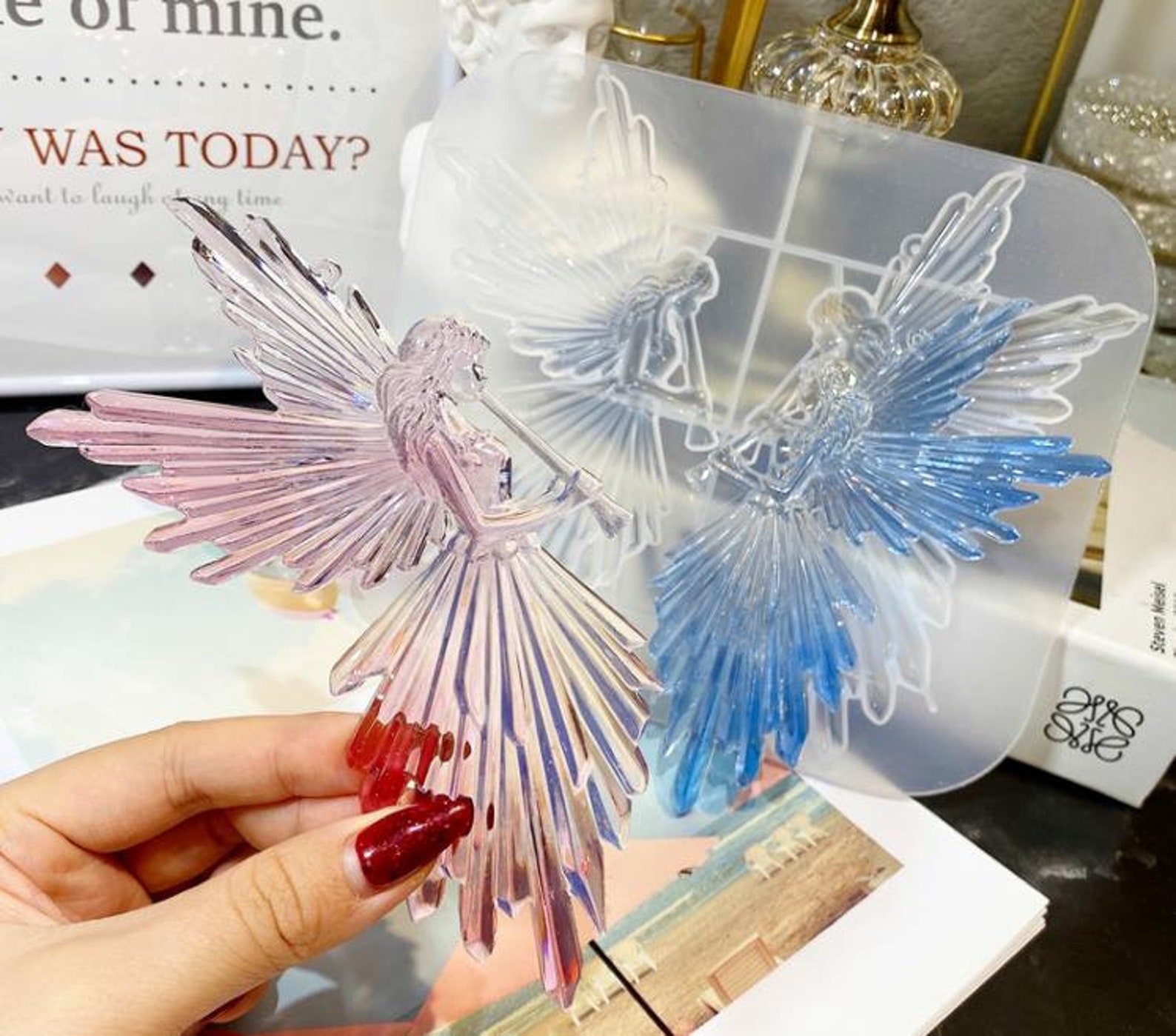 Fairy Angel Silicone Mold Angel Wings Mold Flying Angel | Etsy