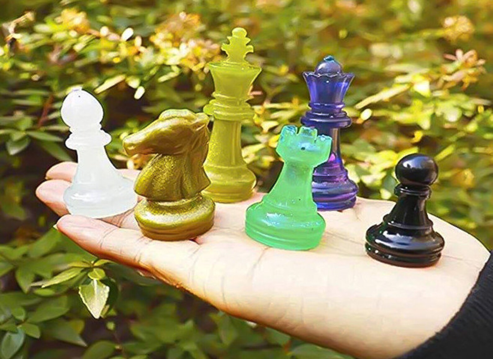 3D Chess Silicone Mold-chess Set Resin Molds-chess Piece Resin - Etsy