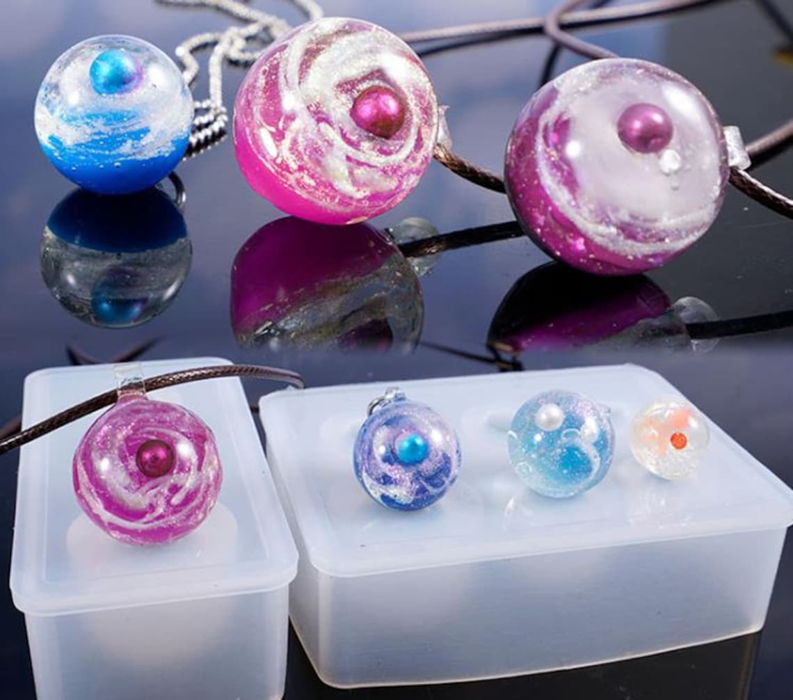Crystal Ball Silicone Mold Sphere Resin Mold Star Ball Resin - Etsy