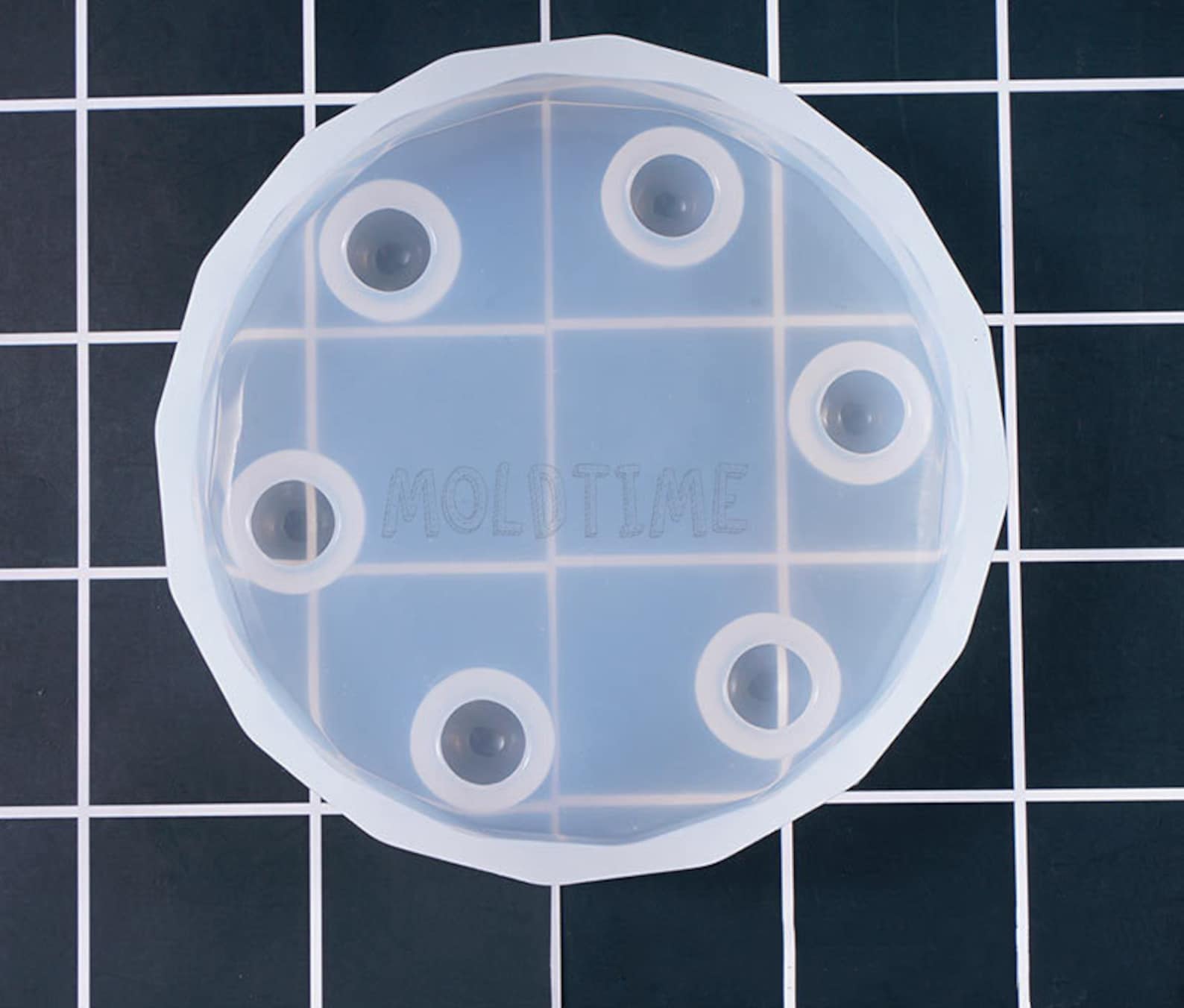 Round Silicone Coaster Mold-silicone Mold for Resin Coaster | Etsy