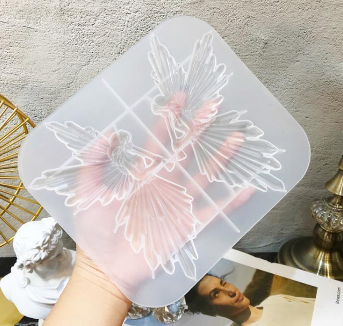 Fairy Angel Silicone Mold Angel Wings Mold Flying Angel | Etsy
