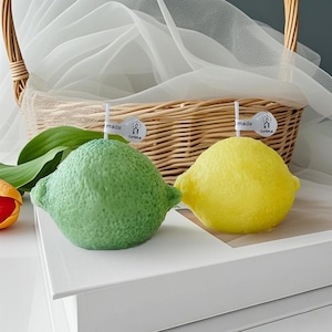 Lemon Silicone Mold-fruit Lemon Candle Mold-lemon Soap Mold-aroma ...