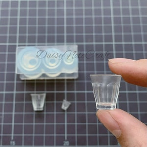 Miniature Cup Silicone Mold-mini Glass Cup Resin Mold-tiny Model Mold ...
