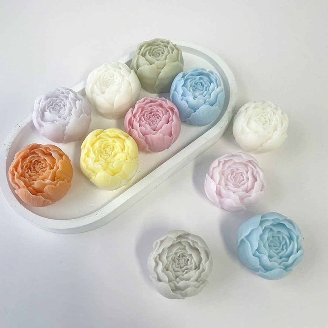 3D Rose Candle Mold-rose Candle Mold-rose Soap Mold-flower - Etsy