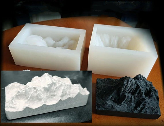 Large Size Mountain Peak Resin Mold-mount Everest Mountain - Etsy