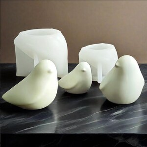 Cute Birds Silicone Mold-fat Bird Candle Mold-little Bird Scented ...