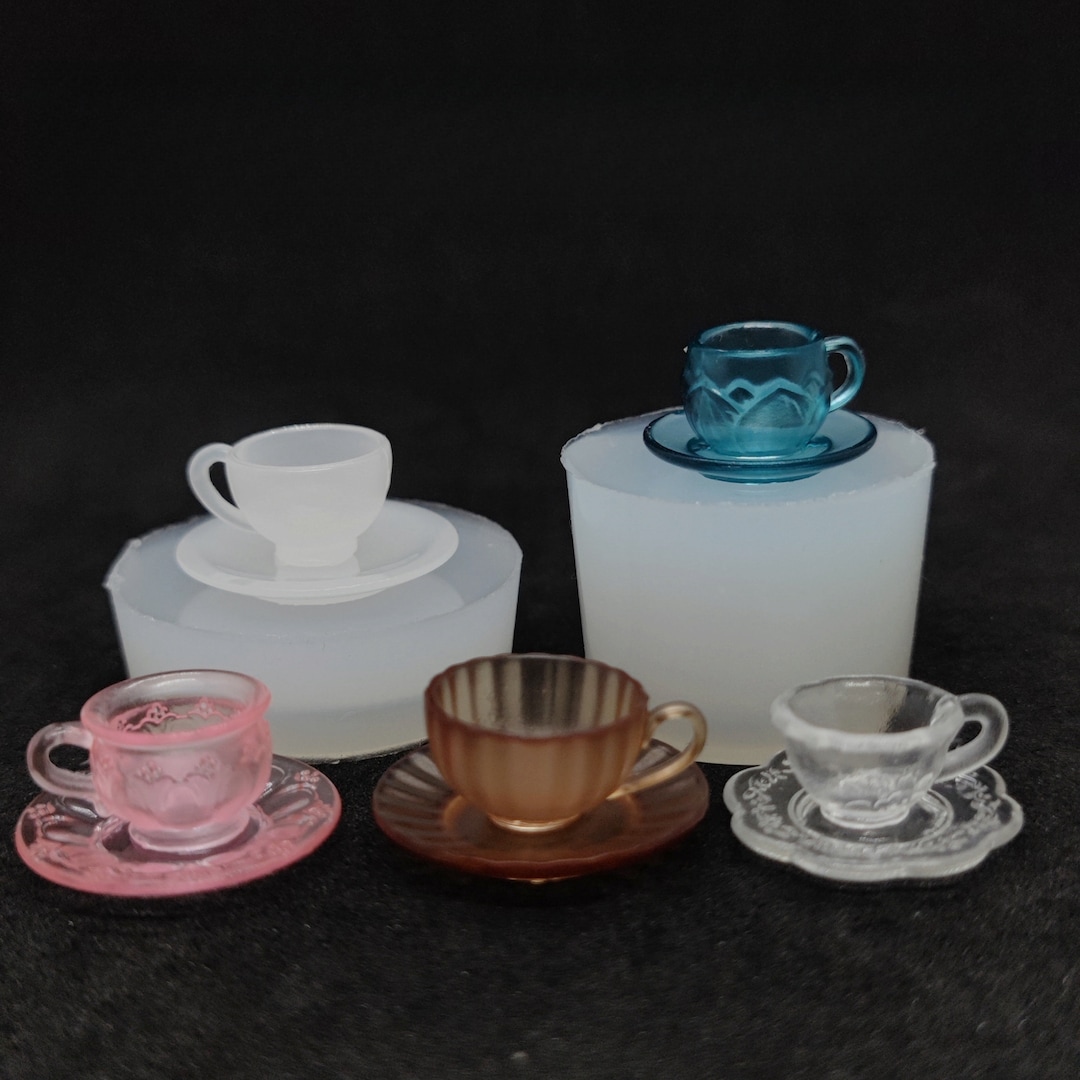 Mini Teacup Silicone Mold-miniature Small Dish/cup Resin Mold-diy Food ...