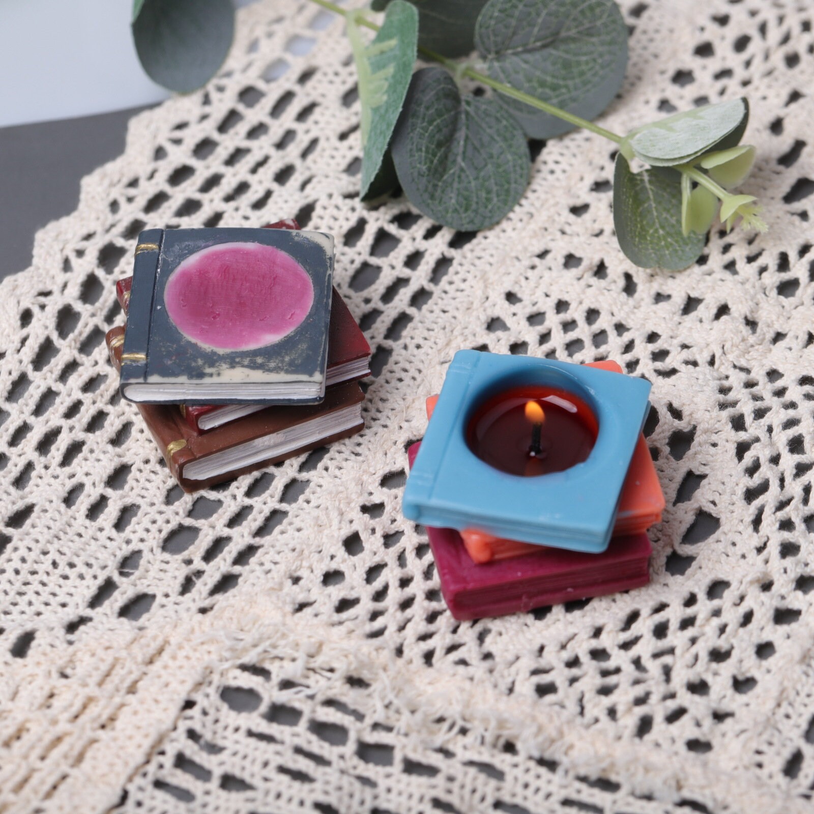 3D Book Silicone Mold-creativity Book Candle Resin Mold- 3D Book Mold ...