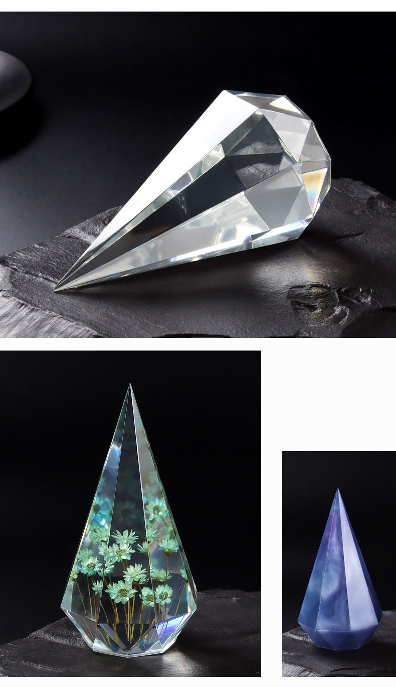 Sharp Cone Resin Mold-cone Ring Holder Mold-shiny Cone - Etsy