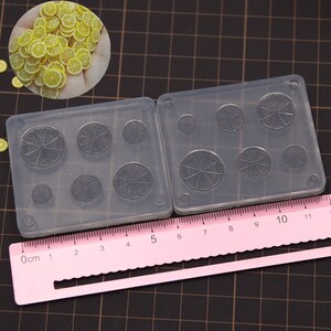 Lemon Slices Silicone Mold-mini Lemon Slices Resin Mold-food Play Lemon ...