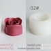 3D Rose Silicone Mold-9 Styles Flower Resin Molds-peony Candle - Etsy