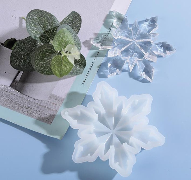 Large Ice Crystal Snowflake Mold,snowflake Mold for Car Decoration ...