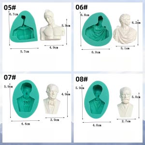 Sculpture Silicone Mold-character Statue Resin Mold-statue Chocolate ...