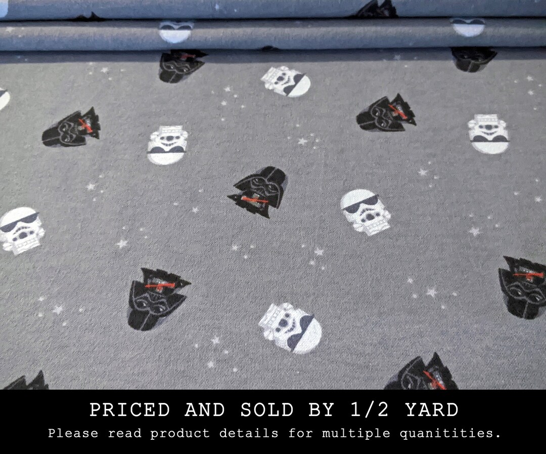 Star Wars Flannel Fabric Darth Vader Storm Troopers Winter - Etsy