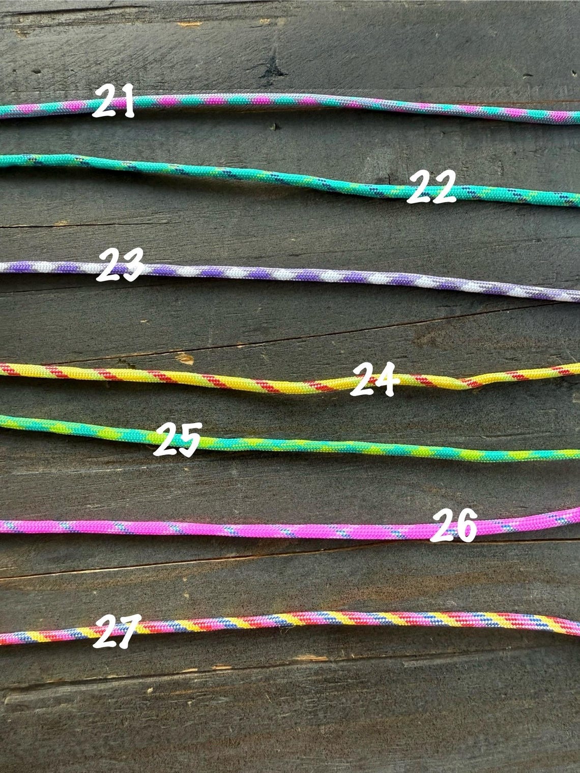 New Cord Colors! Colorful Custom Nylon Cord Word Bead Bracelet || Loyal ...