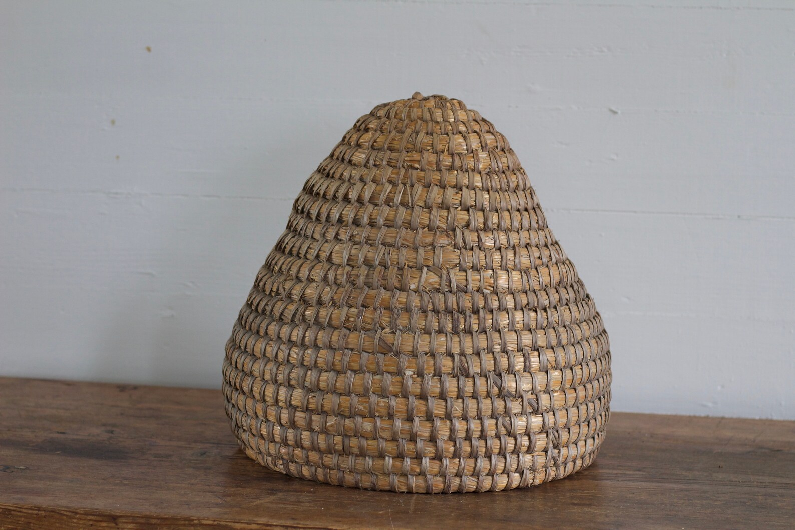 FRENCH Antique BEE SKEP Original Woven Straw Bee Hive 1800s | Etsy