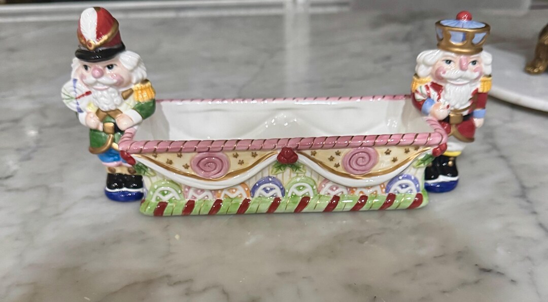 Fitz and Floyd Nutcraker Tray Cracker Tray Vintage Perfect - Etsy